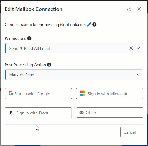 Microsoft - Staff Mailbox Configuration