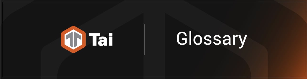 Glossary - Tai TMS Terminology