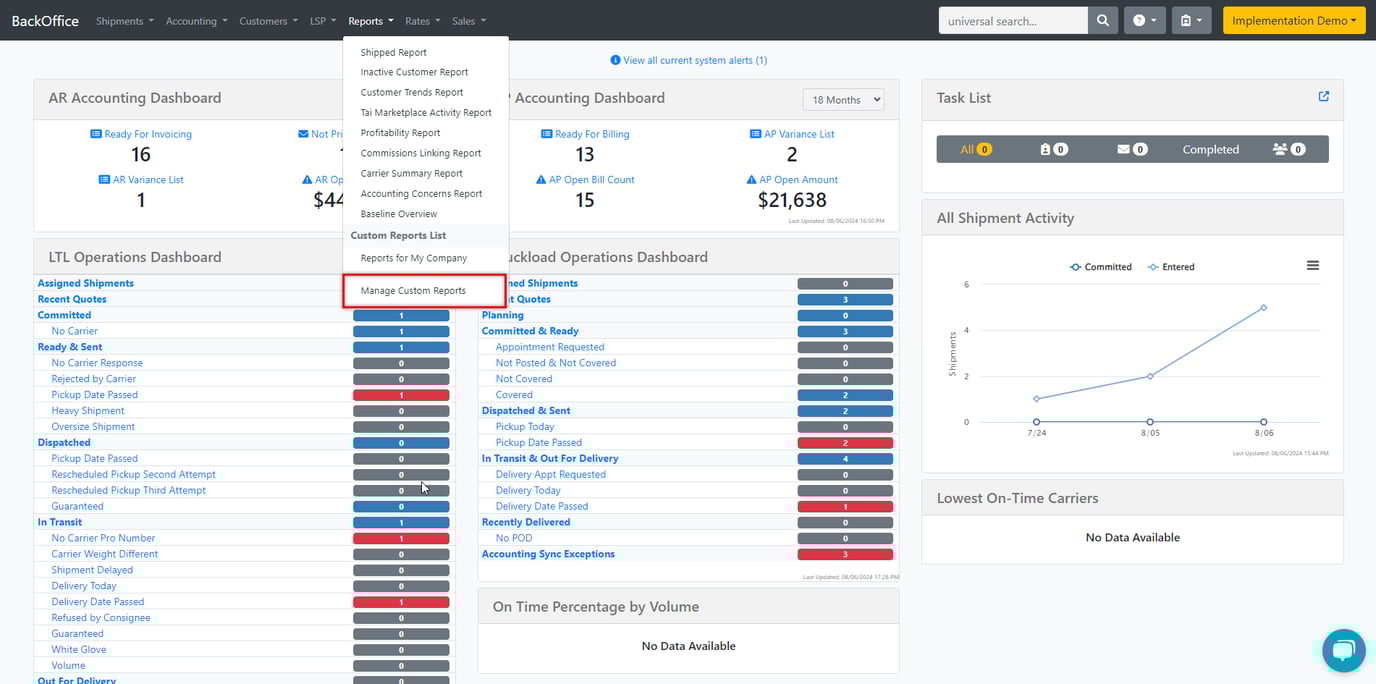 Custom Report Builder