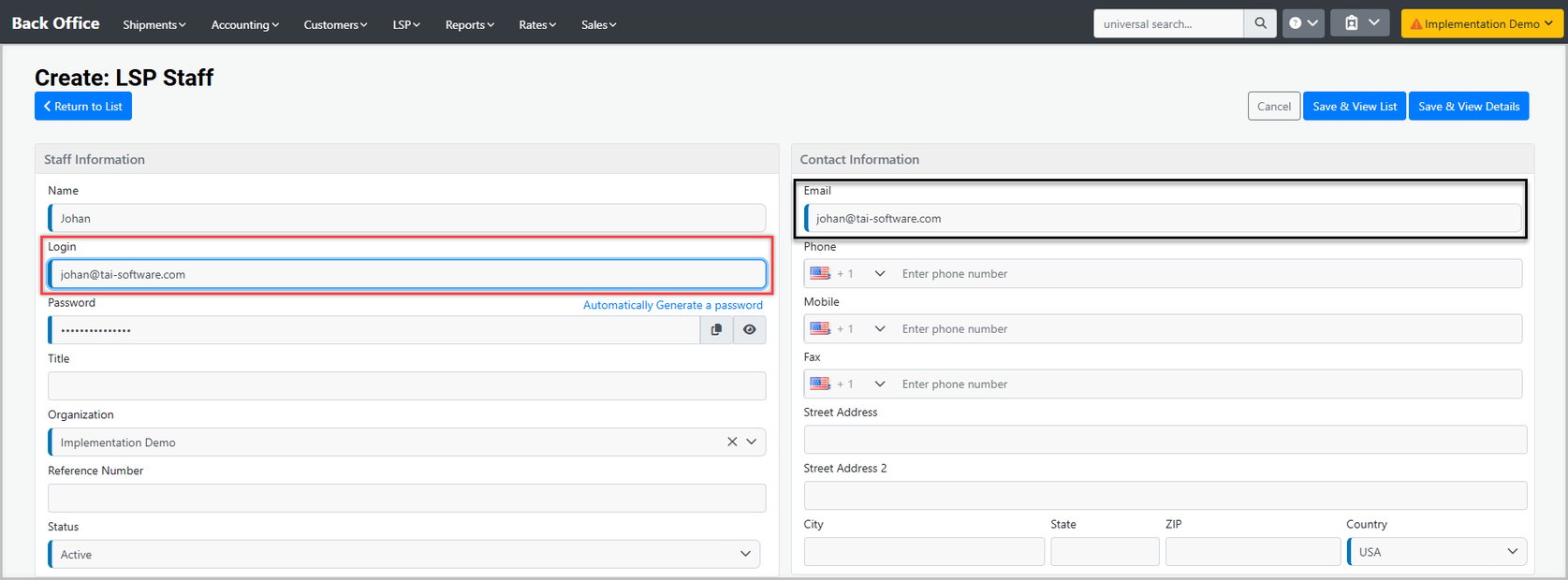 Federated Login - SSO Authentication