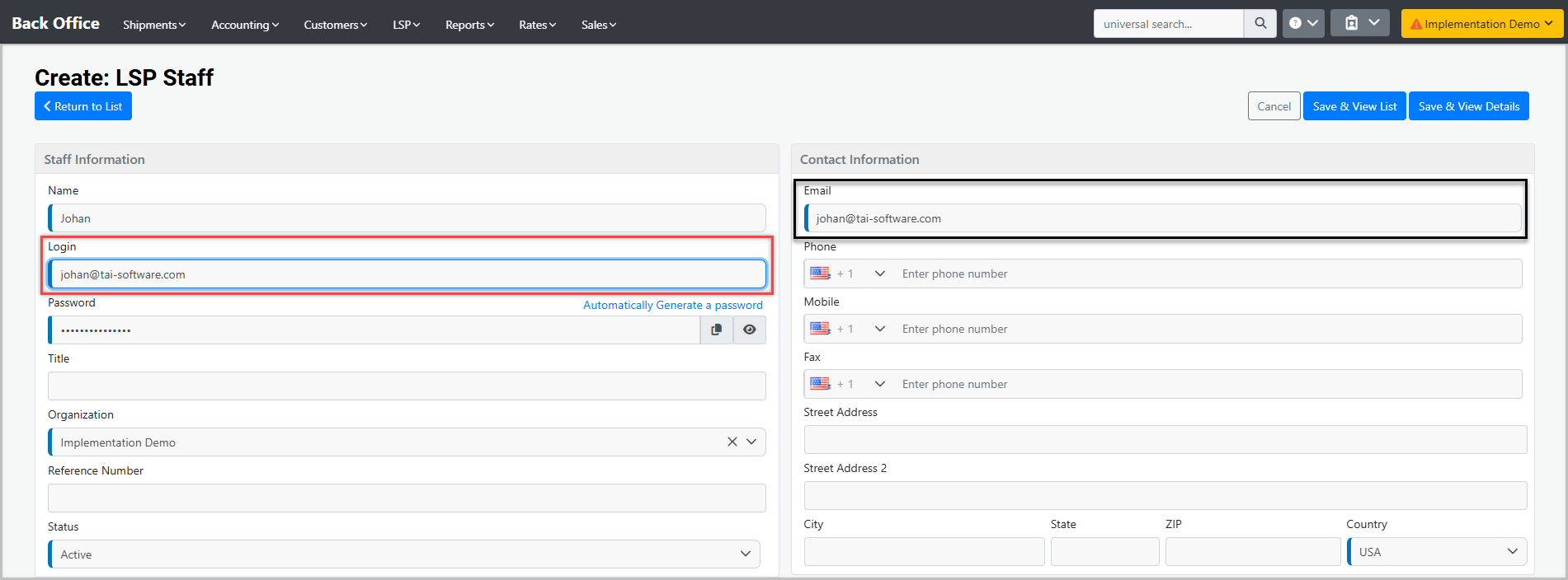 Federated Login - SSO Authentication