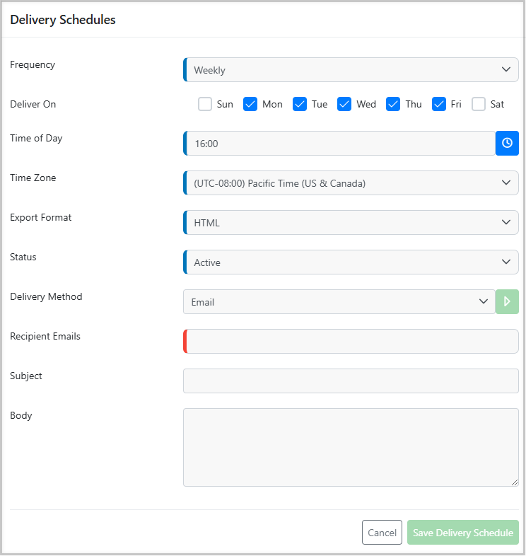 Custom Report Builder