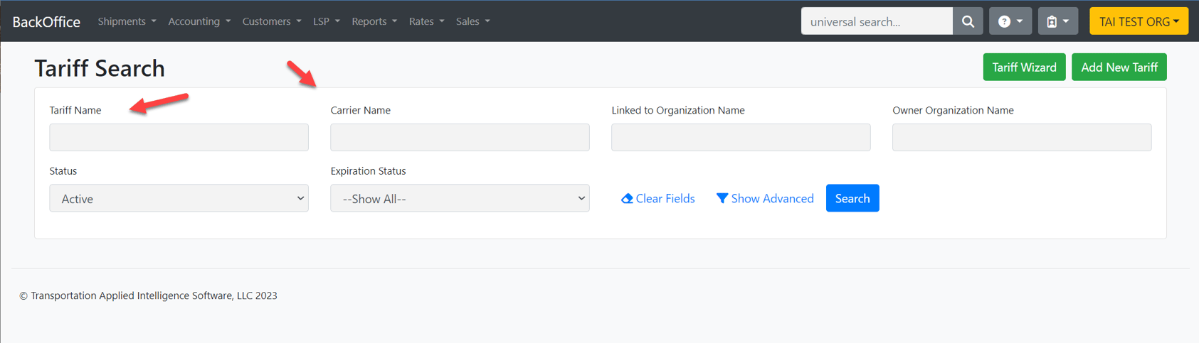 Tai's Tariff Wizard & API Tariffs