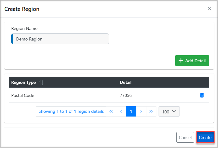 Region Management