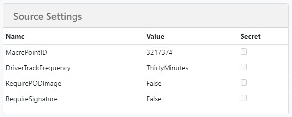 Macropoint - Shipment Load Tracking