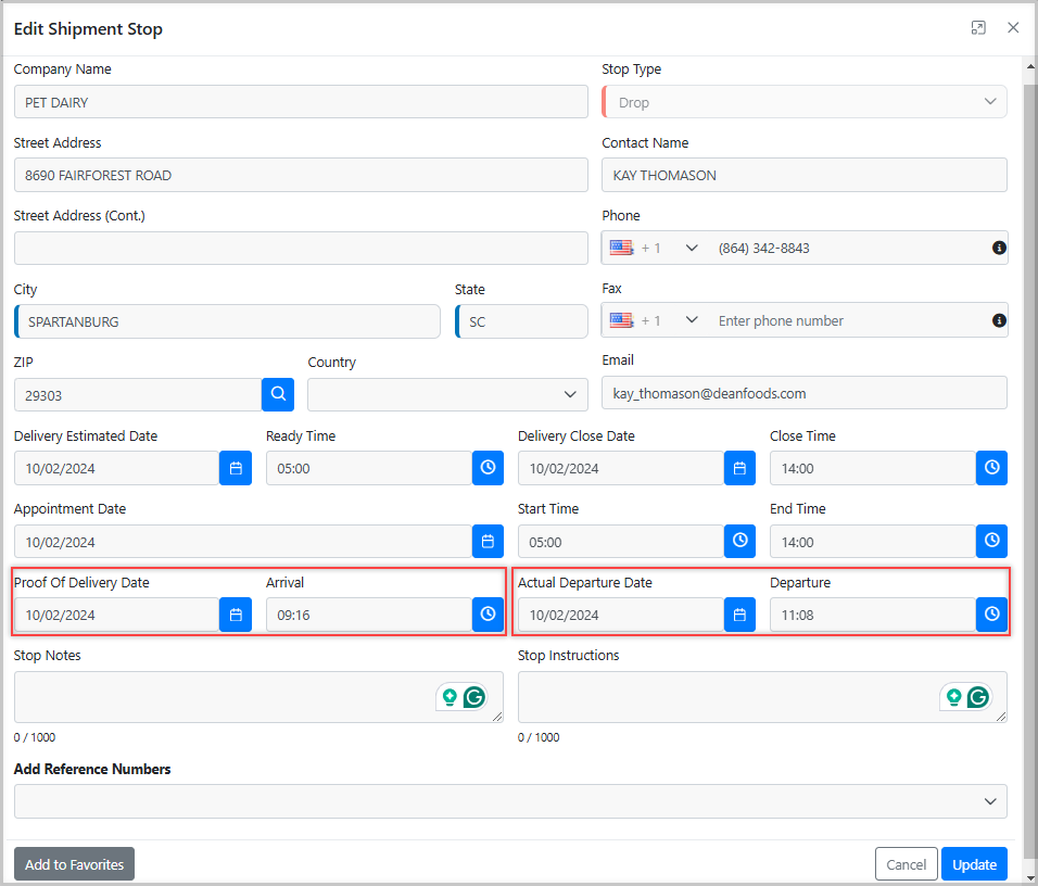 Macropoint - Shipment Load Tracking