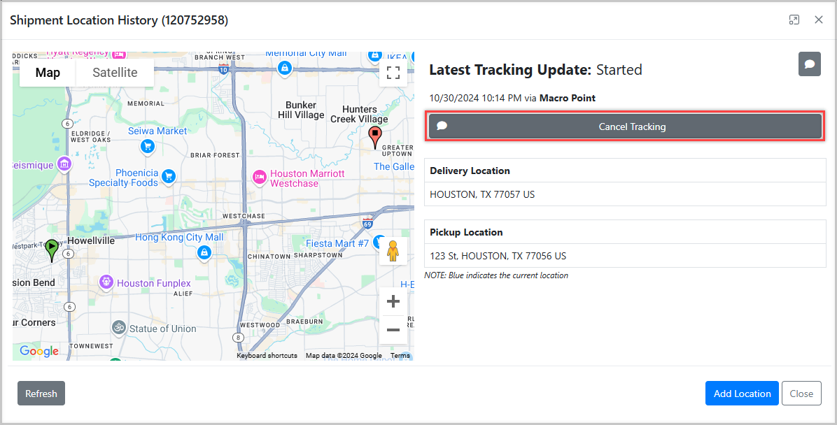 Macropoint - Shipment Load Tracking